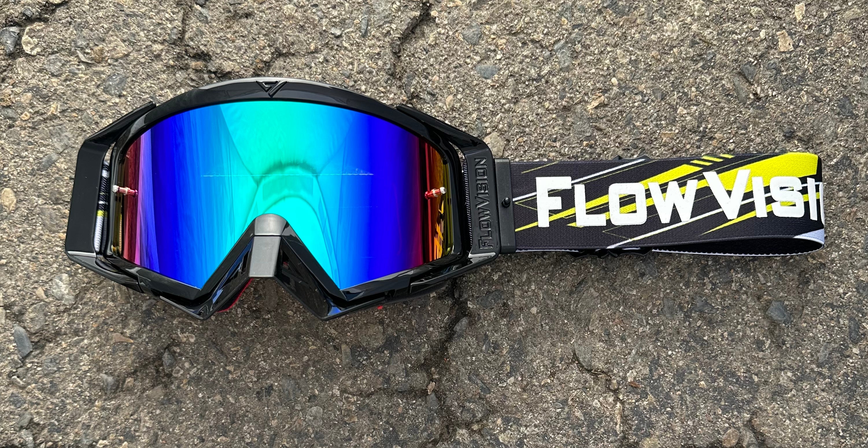 Flow Vision Rythem™ Motocross Goggle: StarShip – Money Inc Motorsports