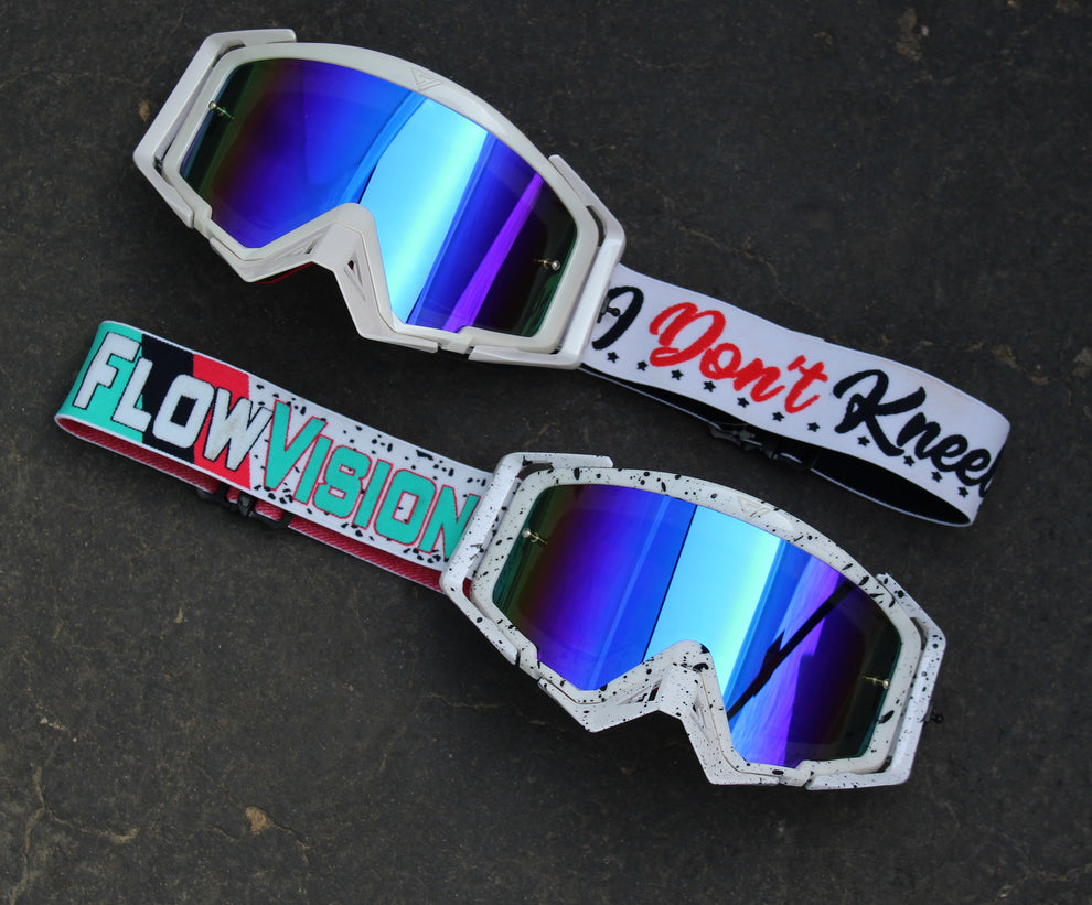 Flow Vision Rythem™ Motocross Goggle: I Don't Kneel – Money Inc Motorsports