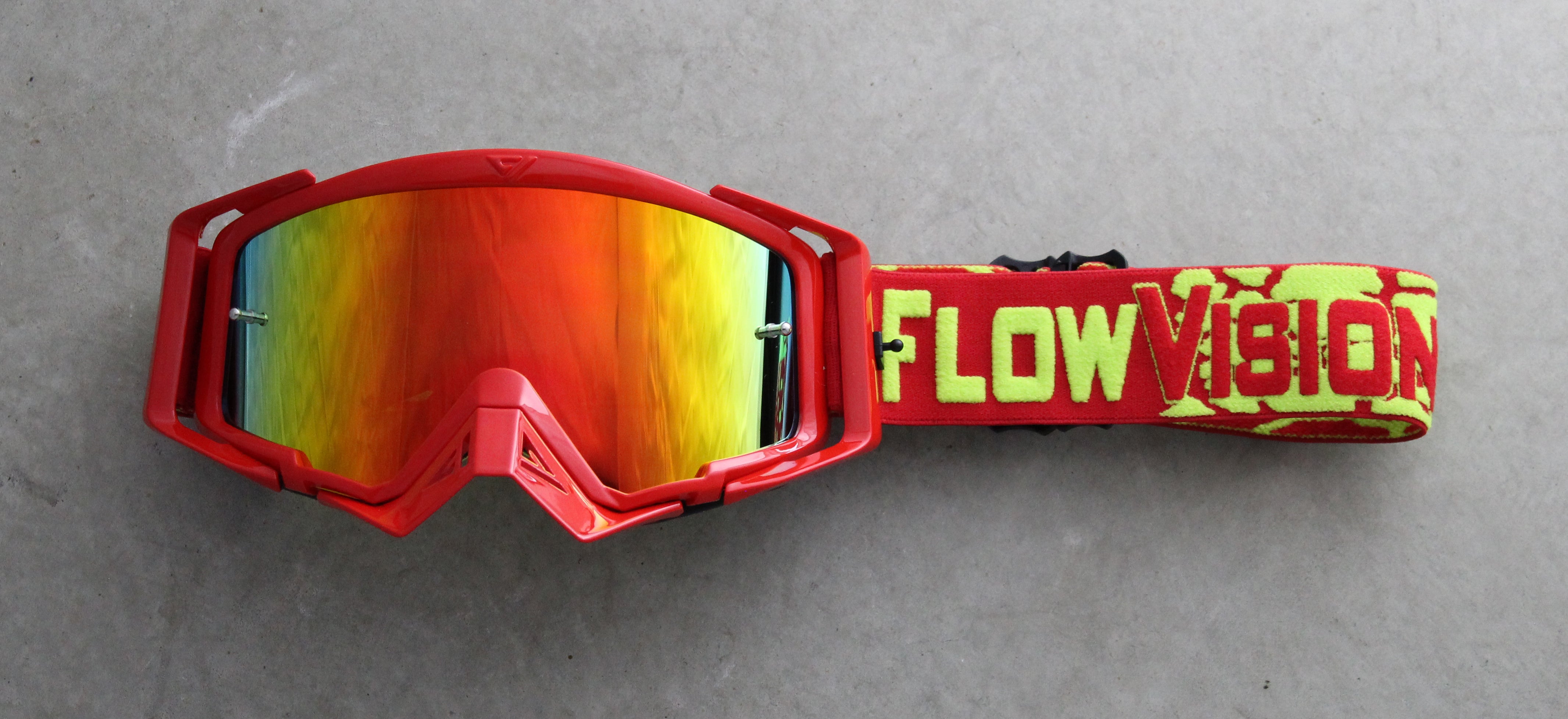 Flow Vision Rythem™ Motocross Goggle: The Gator – Money Inc Motorsports