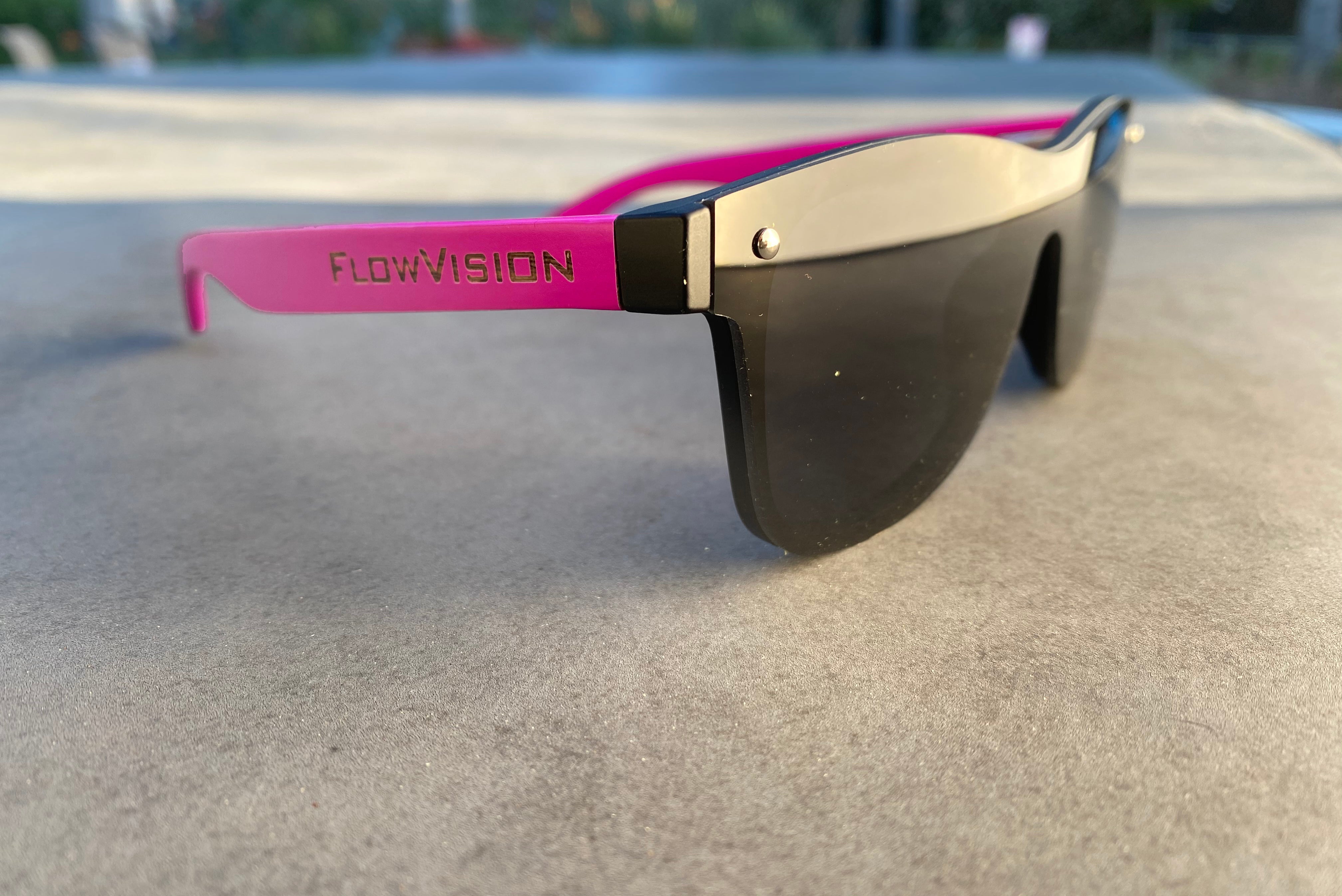 Flow Vision Rythem™ Sunglasses: Luminate (Pink/Black) – Money Inc ...