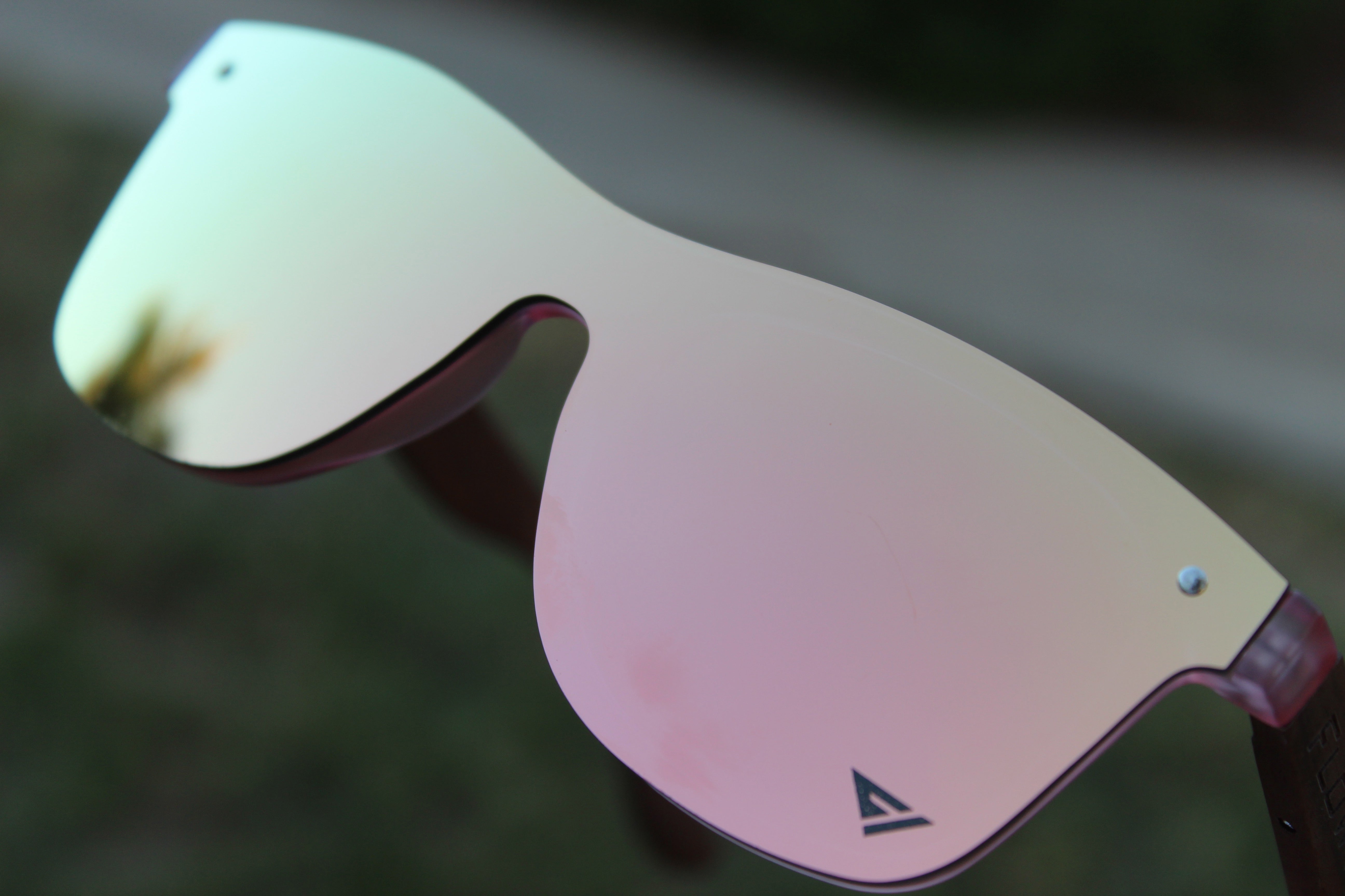 Flow Vision Rythem™ Sunglasses: Pink RoseGold – Money Inc Motorsports